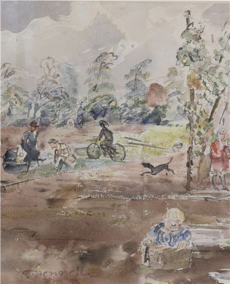 Thomas Hennell | Hop Pickers Cobham (1903) | MutualArt