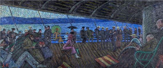 Juliette Roche | Sur le lac de Genève (1912) | MutualArt