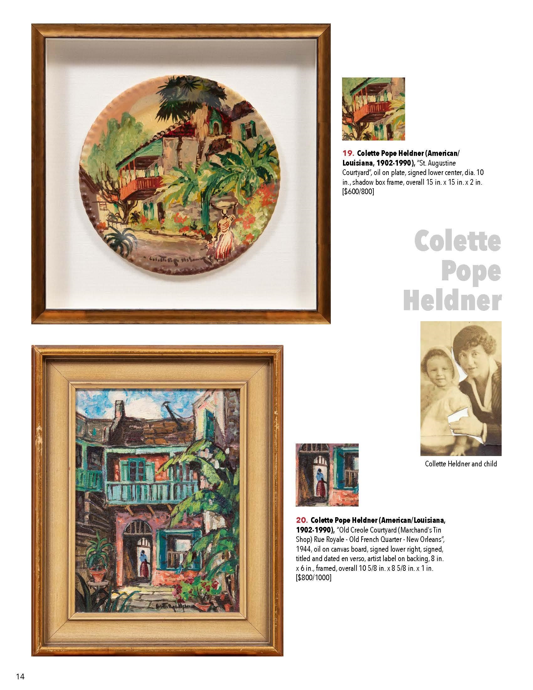 Colette Pope Heldner | St. Augustine Courtyard | MutualArt