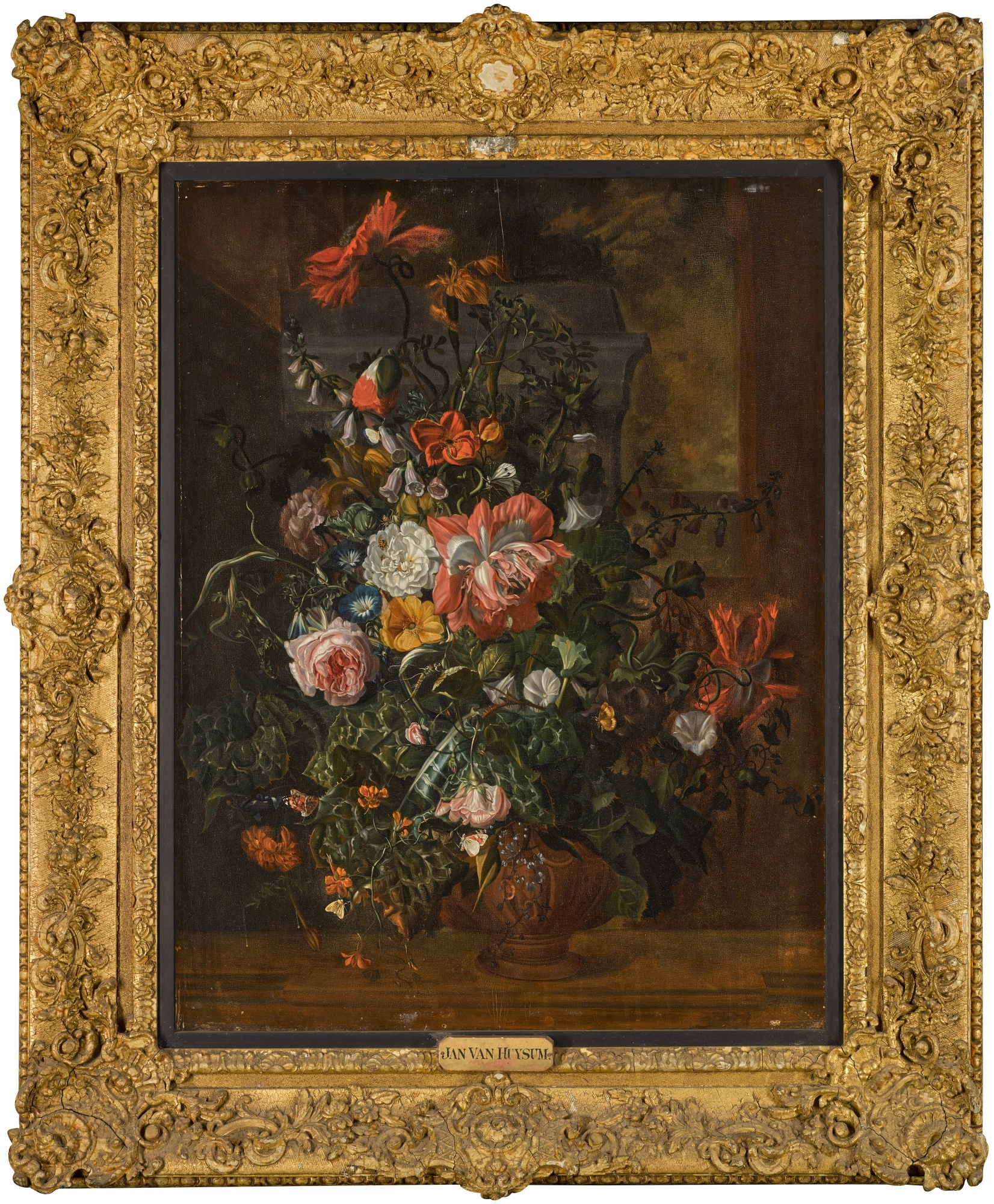 Rachel Ruysch | Still life of flowers in a terracotta vase | MutualArt