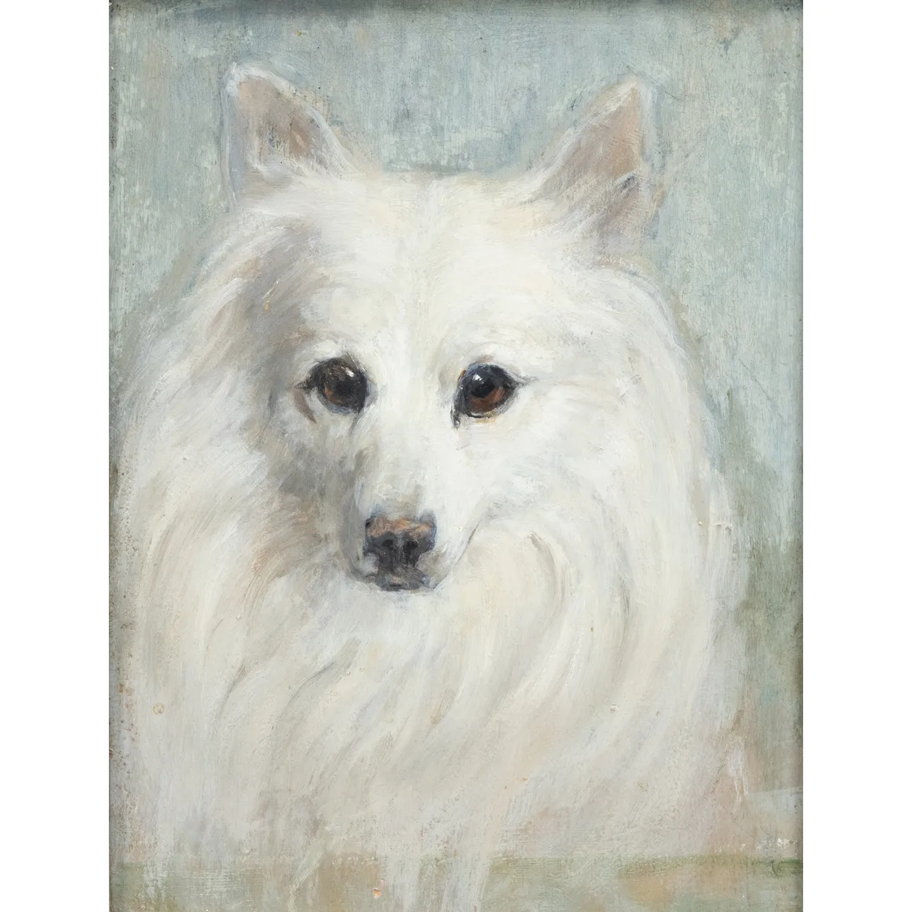 Elsa Woutersen van Doesburgh | Portret van een keeshondje | MutualArt