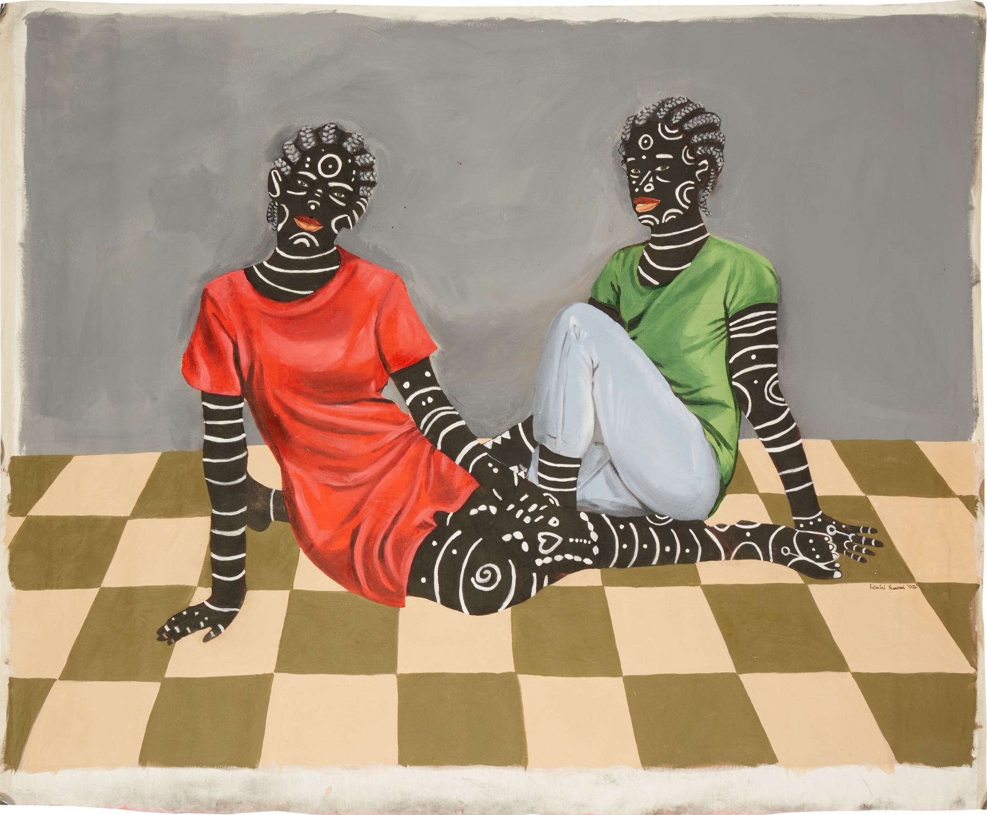 Kelechi Charles Nwaneri | Sisters (2022) | MutualArt