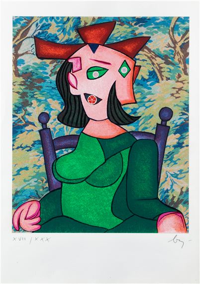 Enrico Baj | Madame Picasso (1986) | MutualArt