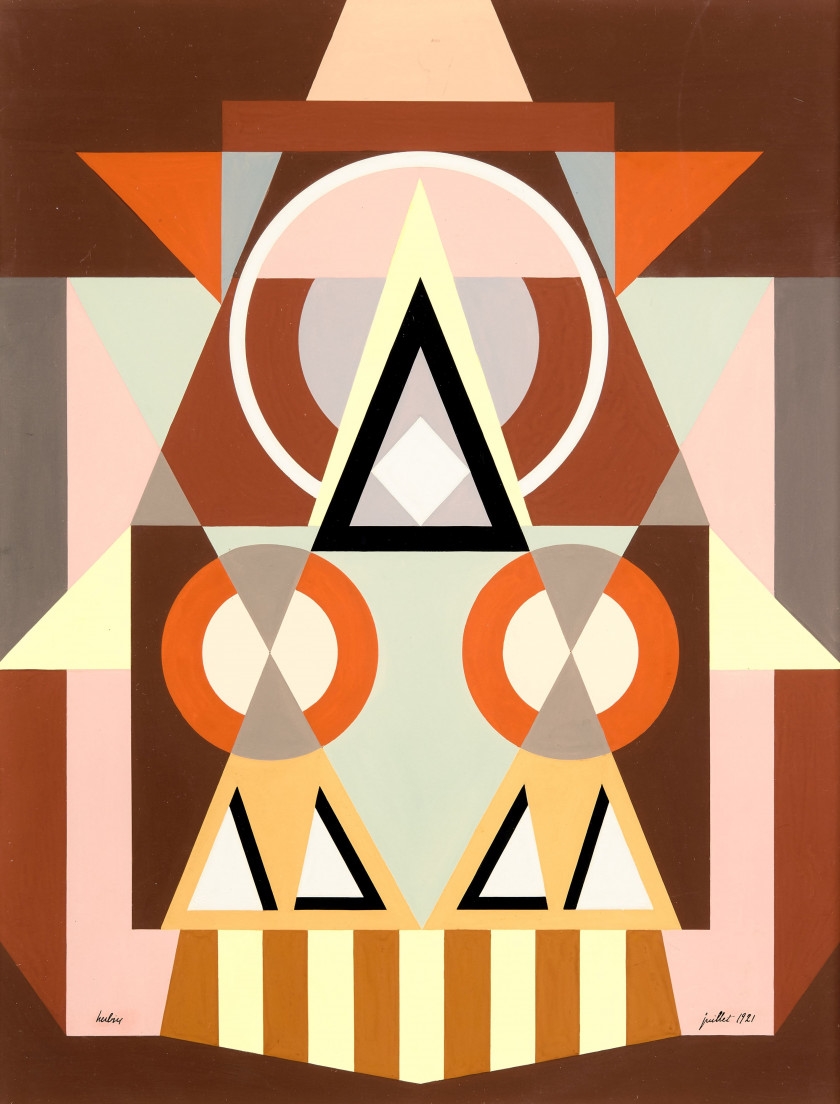 Auguste Herbin | Composition symétrique (1921) | MutualArt