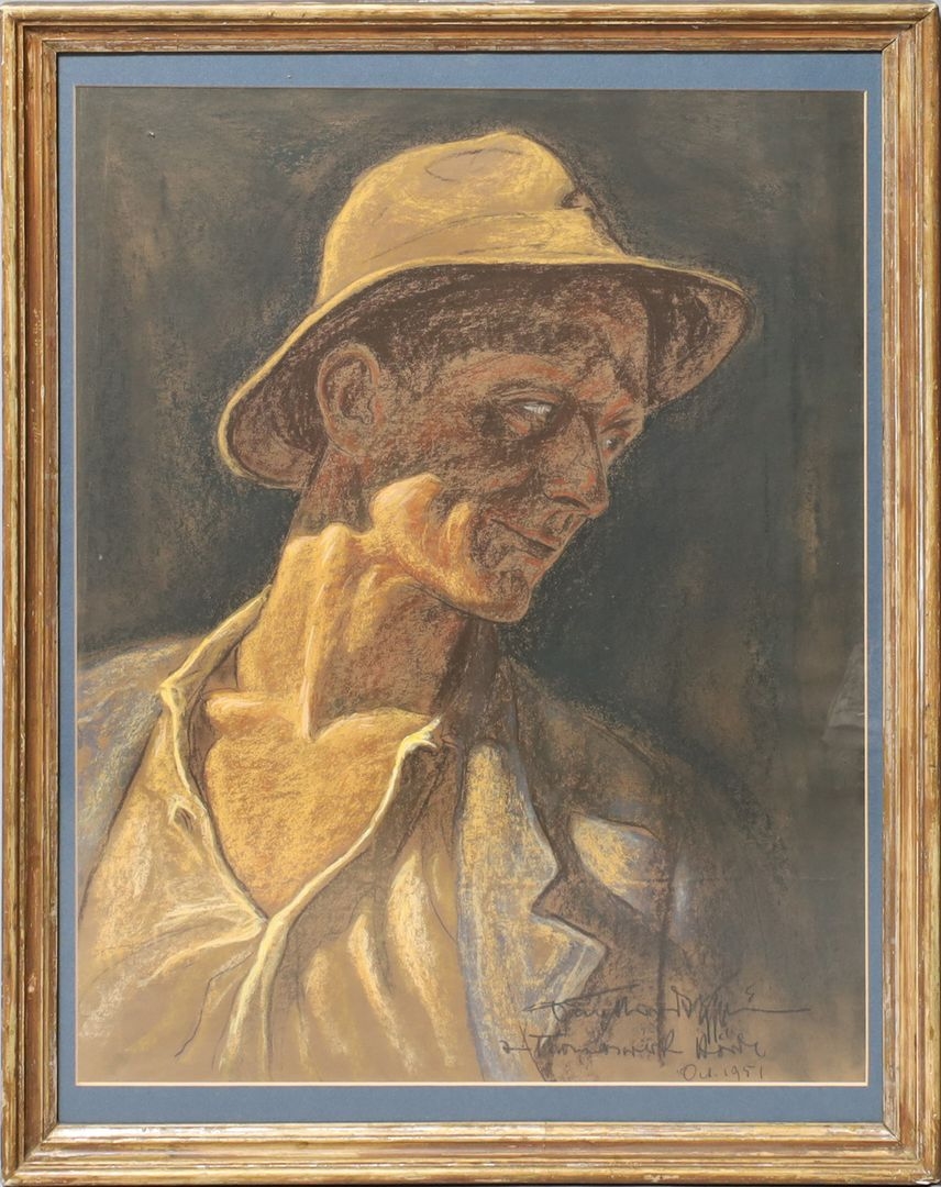 Otto Engelhardt-Kyffhäuser | Portrait eines Stahlarbeiters (1951 ...