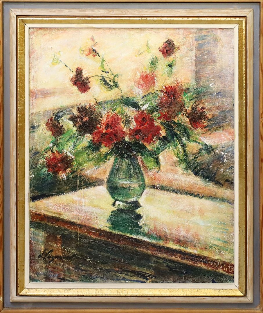 Zagrekov Nikolai | Stillleben mit Blumenarrangement in Vase | MutualArt