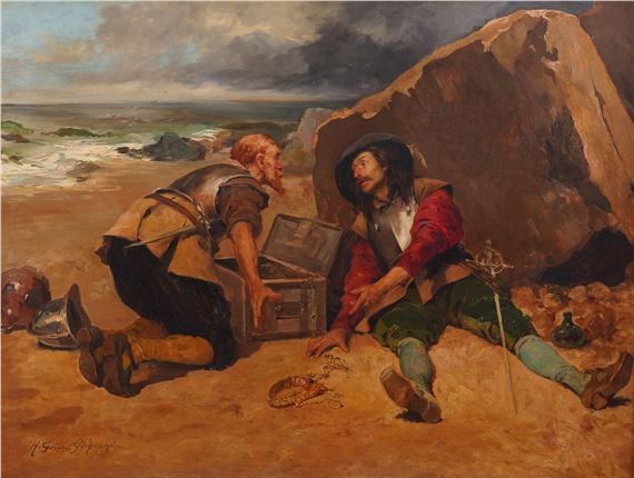 Henry Gillard Glindoni | Blind man's bluff | MutualArt