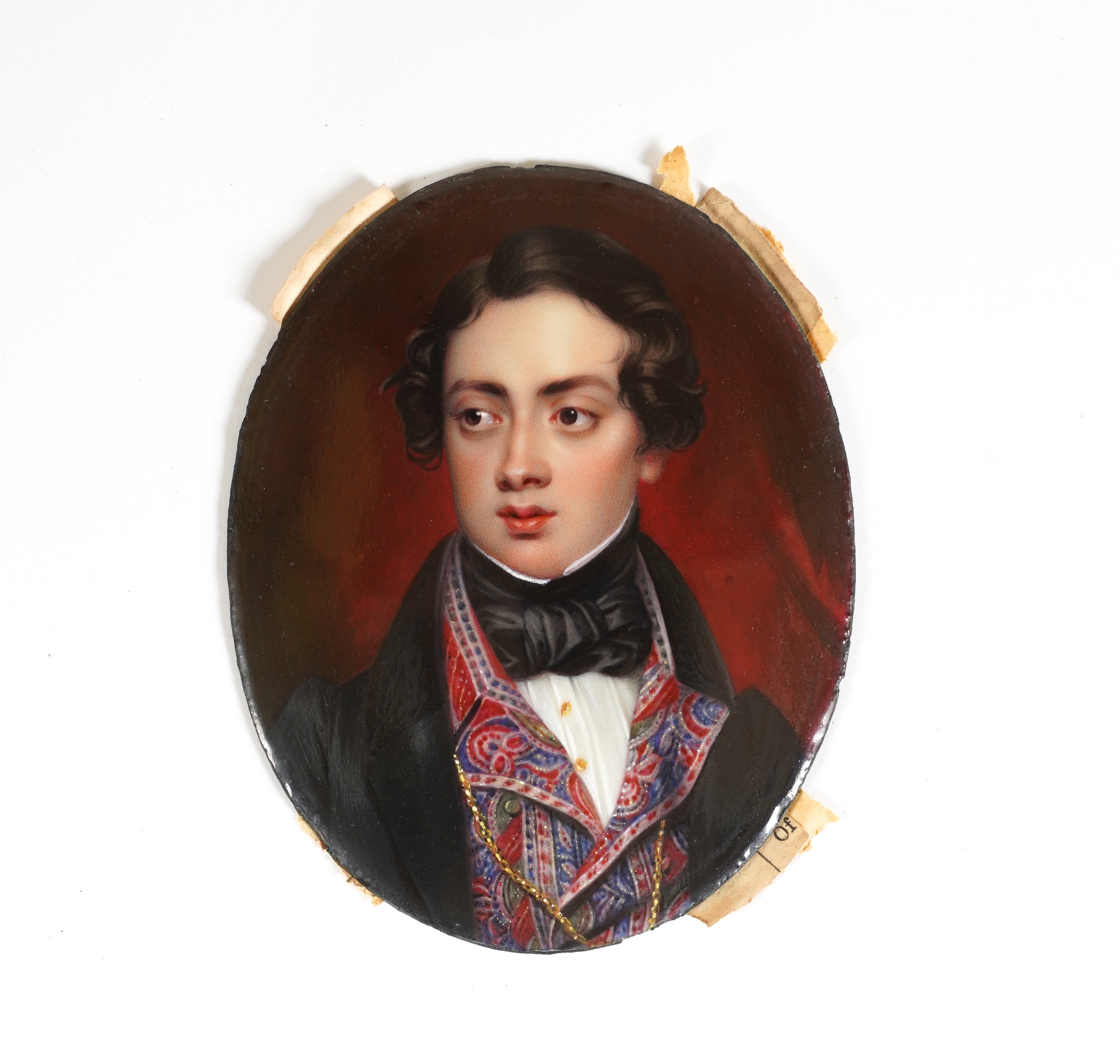 Henry Pierce Bone | Portrait miniature of the artist's son, George Bone ...