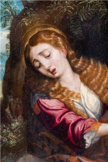 Scipione Pulzone | MARY MAGDALENE AT THE TOMB | MutualArt
