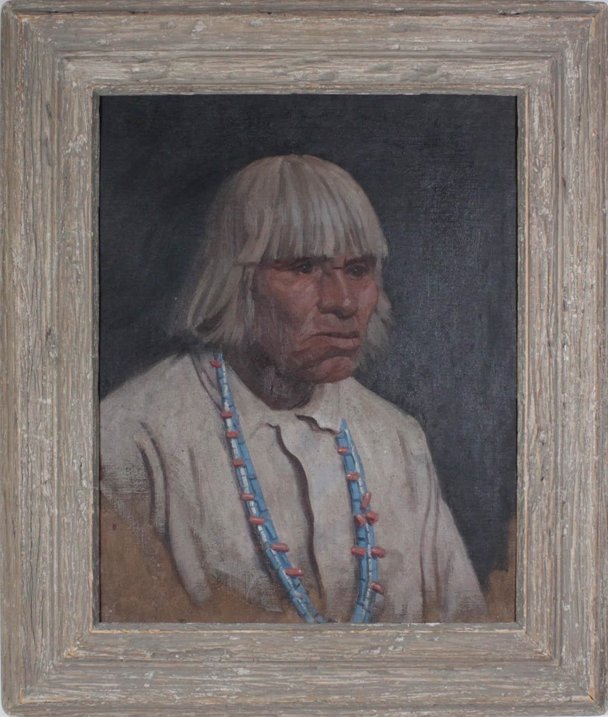 Joseph Mason Reeves Jr. | portrait of a Native American | MutualArt