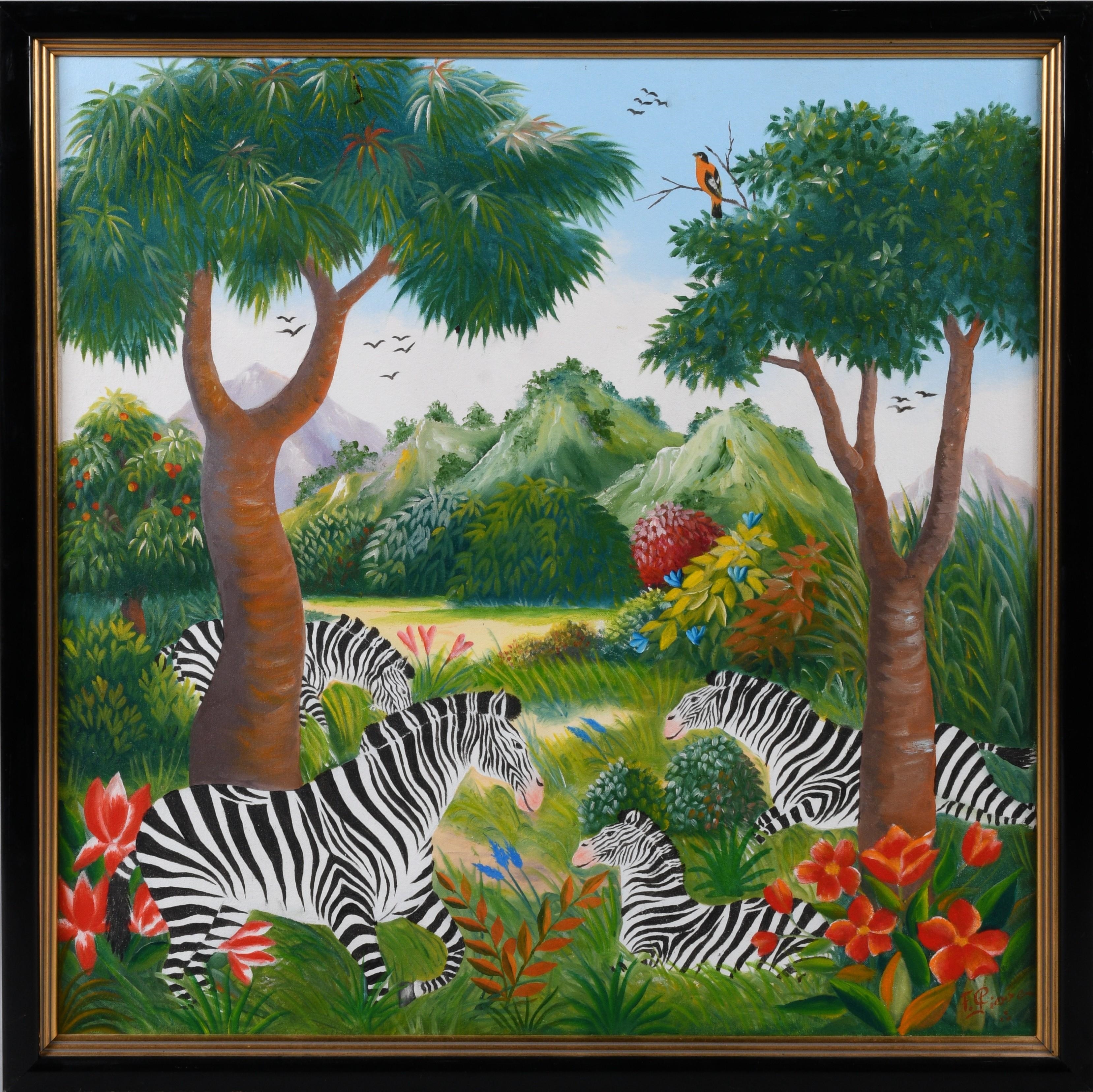 Fernand Pierre | ZEBRAS | MutualArt
