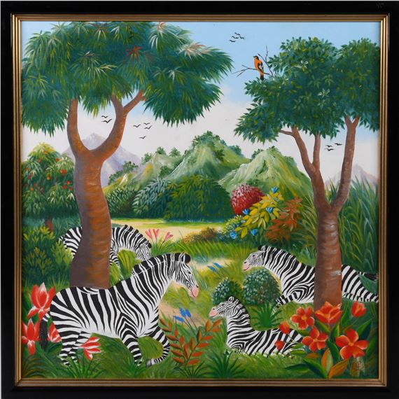Fernand Pierre | ZEBRAS | MutualArt