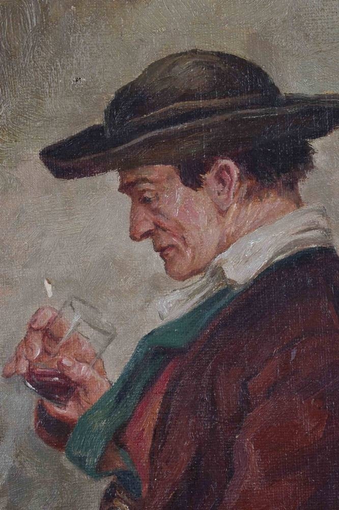 Robert Emil Stübner | Bei der Weinprobe | MutualArt