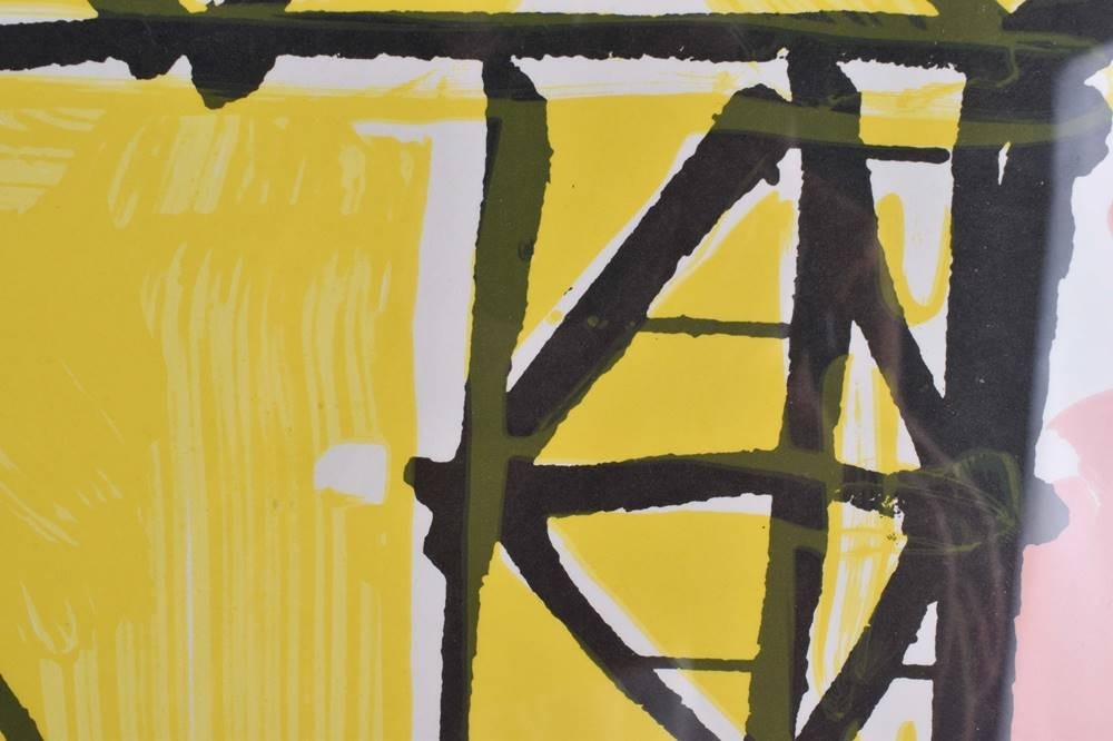 Karl Horst Hödicke | Abstrakte Formation mit Kran (88) | MutualArt