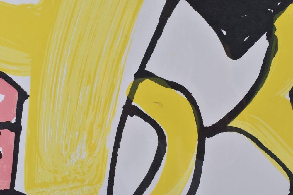 Karl Horst Hödicke | Abstrakte Formation mit Kran (88) | MutualArt