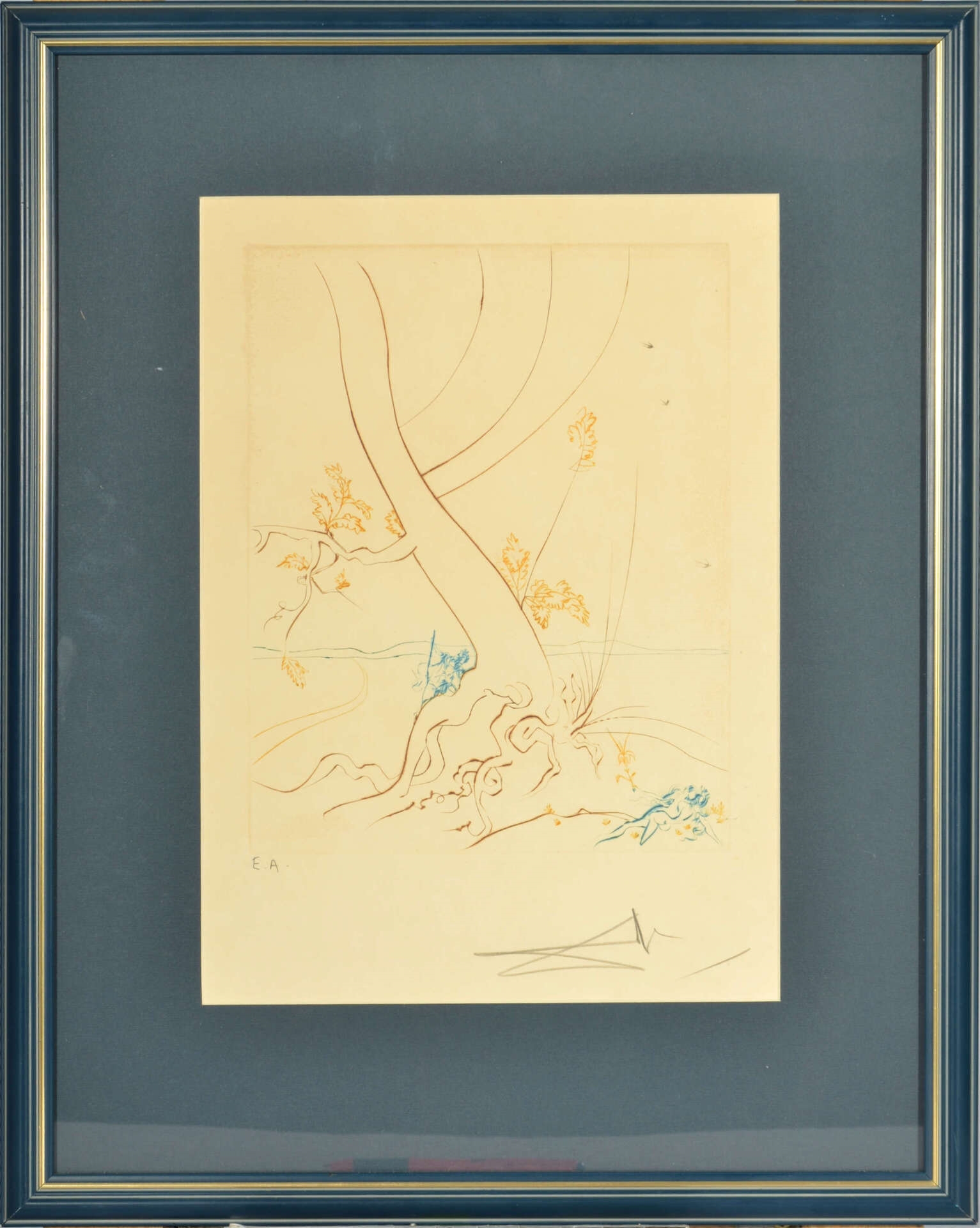 Salvador Dalí | “Le Paradis Terrestre. L'arbre de science (Late 20th ...