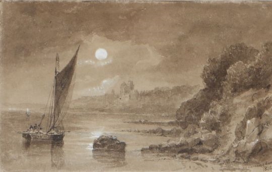 John Wilson Carmichael | 'Raith Castle, Scotland' (1866) | MutualArt