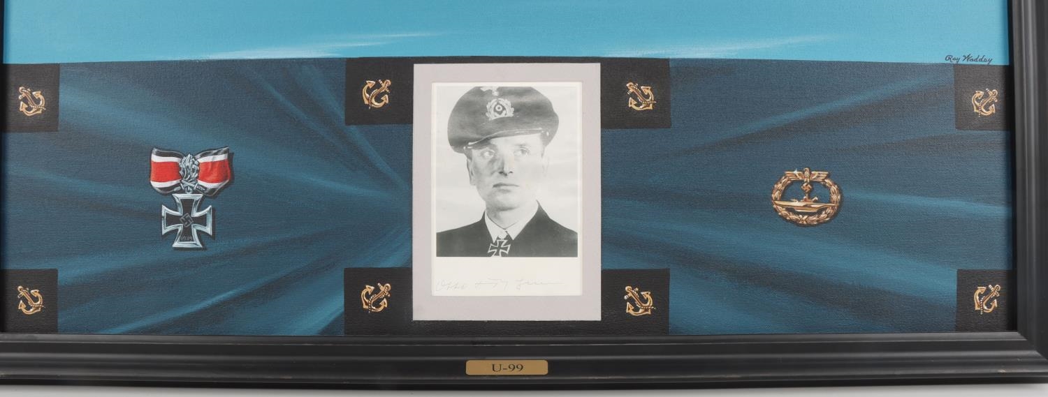 Raymond Waddey | WWII GERMAN U-99 KRETSCHMER PAINTING & SIGNATURE ...