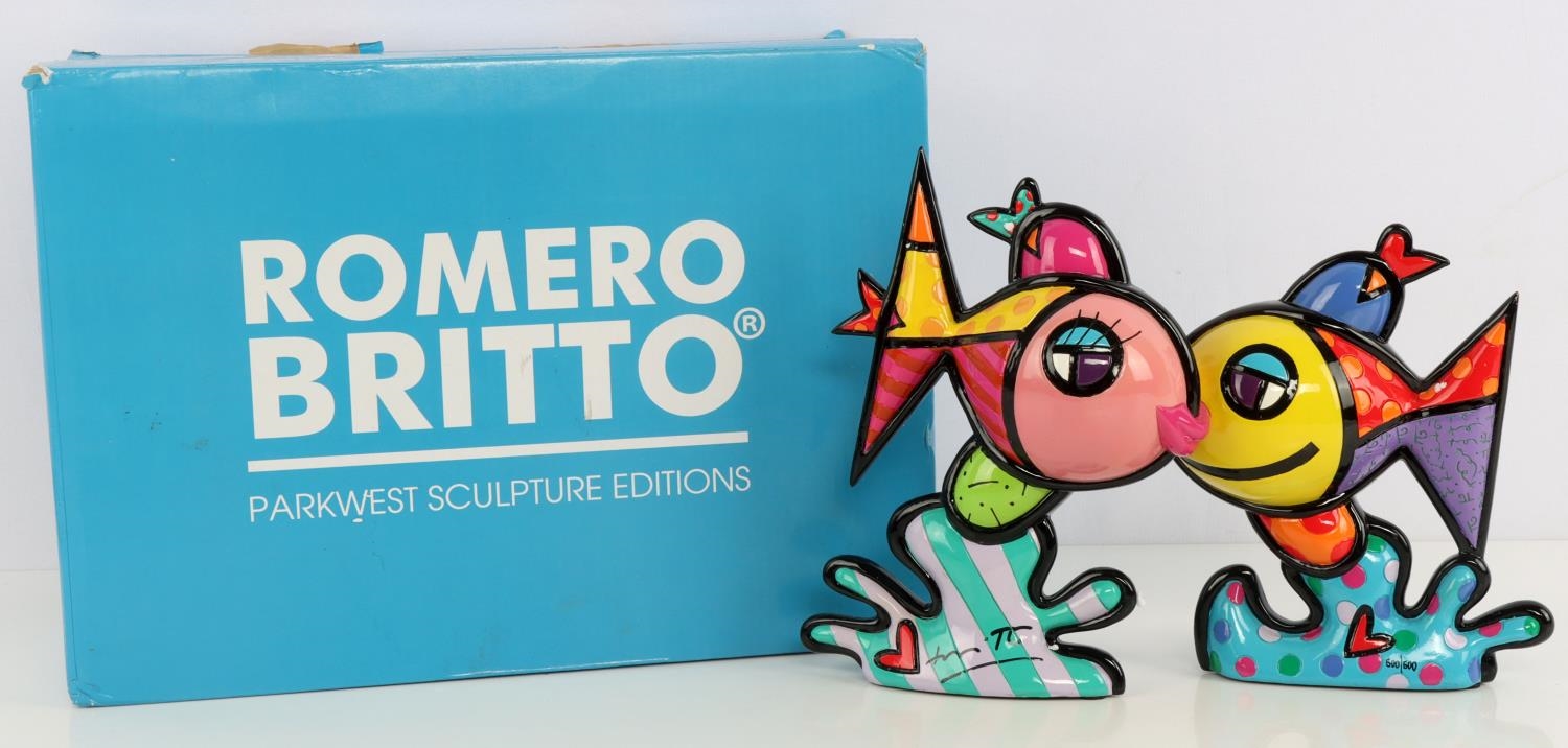 Romero Britto | PARK WEST SCULPTURE | MutualArt