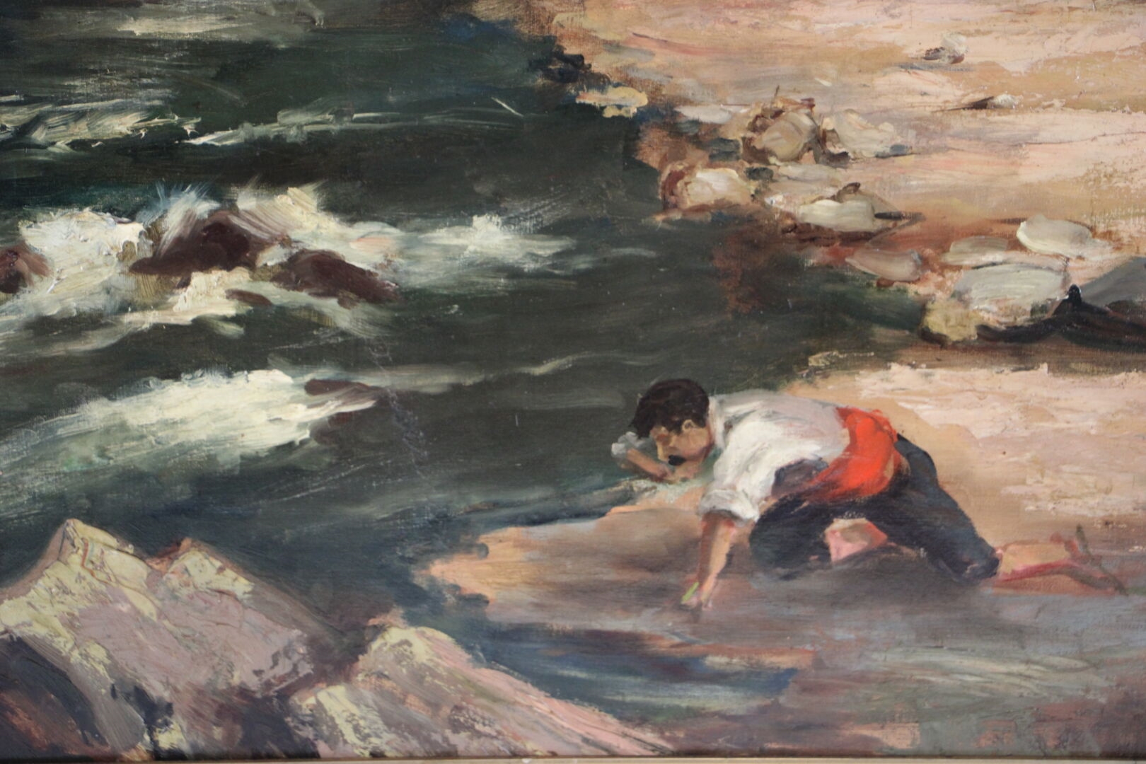 Joseph Ravaisou | L'homme au bord du torrent | MutualArt