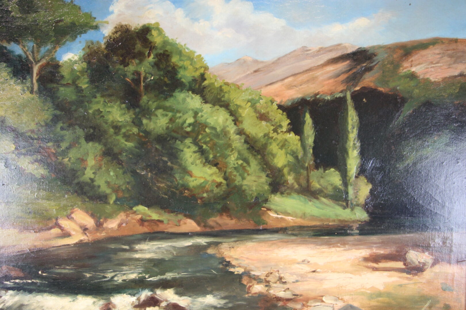 Joseph Ravaisou | L'homme au bord du torrent | MutualArt