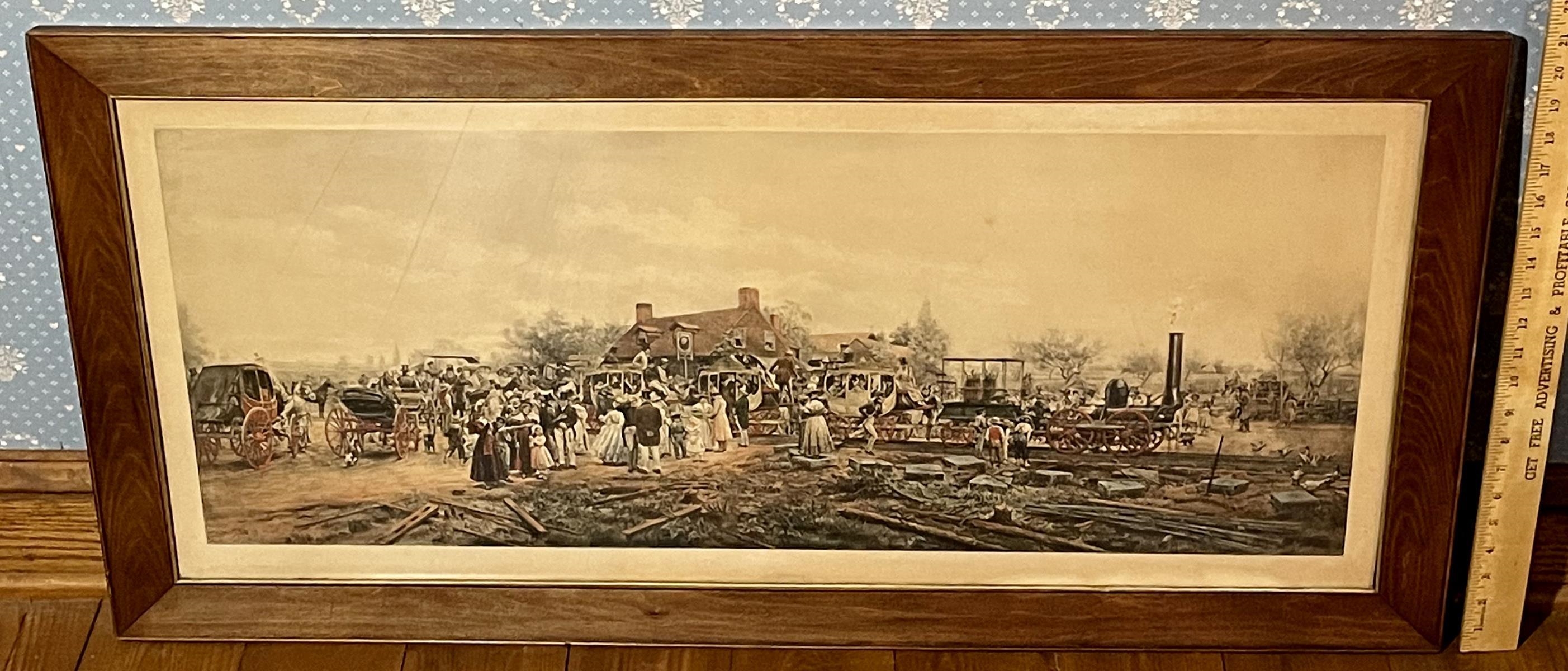 Edward Lamson Henry | The First Railroad Train On The Mohawk And Hudson ...