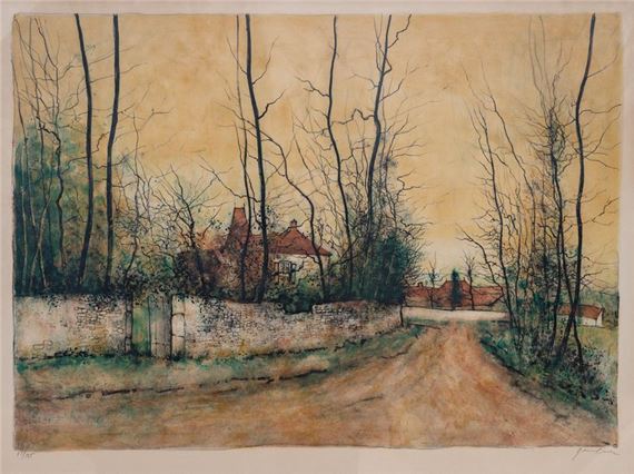 Bernard Gantner | Entrance to a village | MutualArt