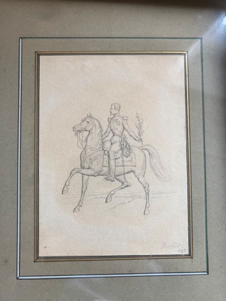Denis Auguste Marie Raffet | Military on horseback | MutualArt