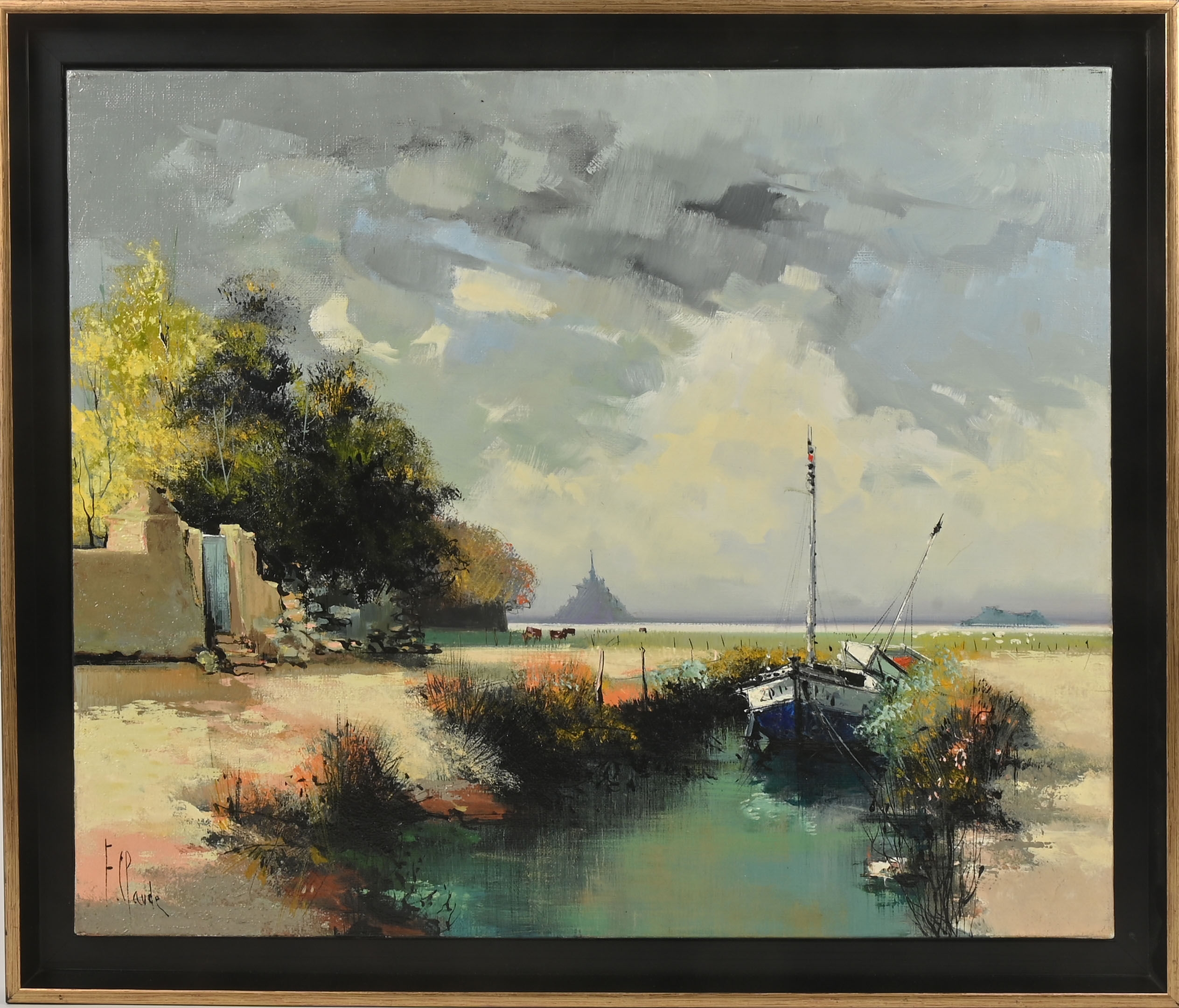 Claude Fauchère | La baie du Mont Saint-Michel. | MutualArt