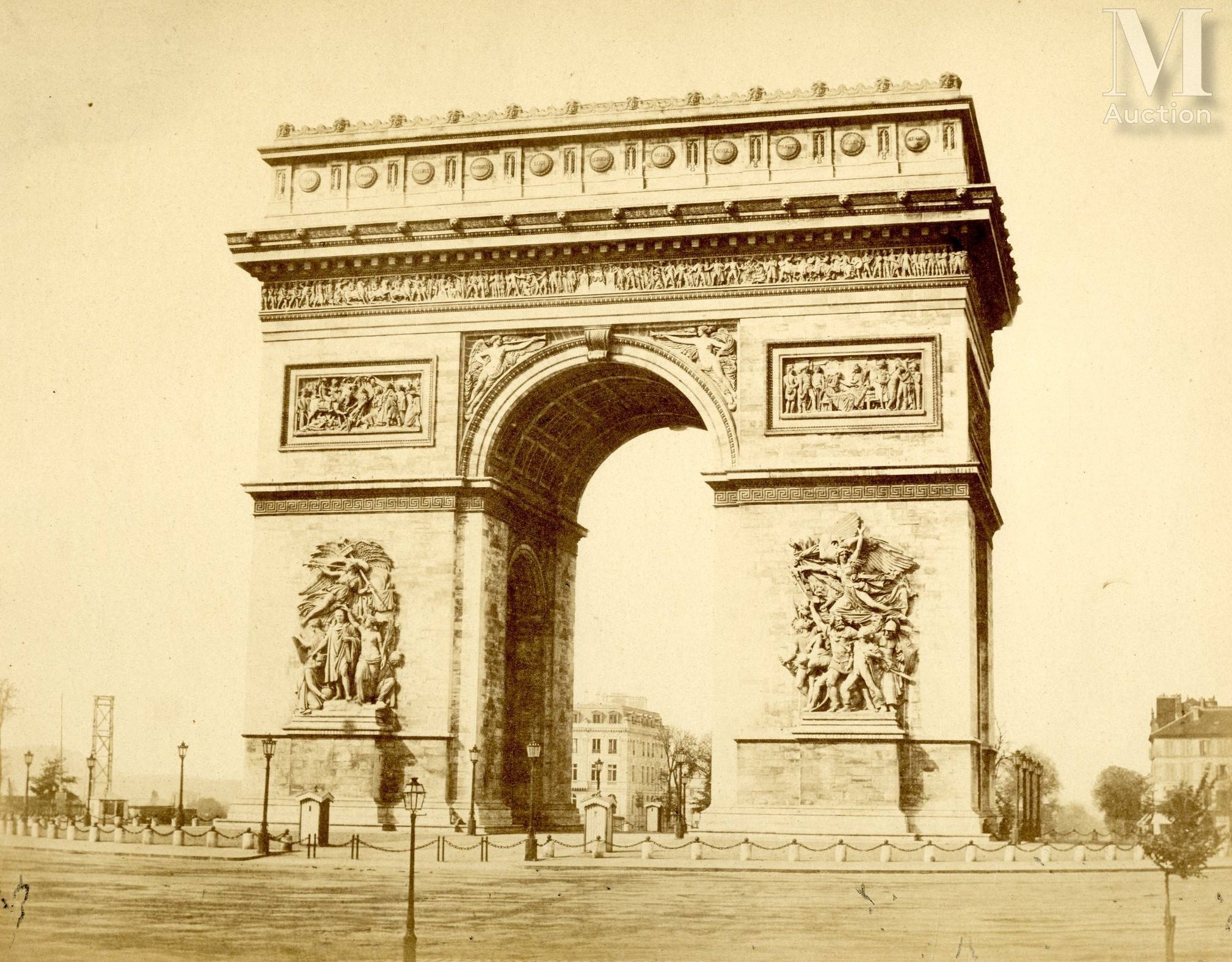 Édouard-Denis Baldus | Arc de Triomphe (1860) | MutualArt
