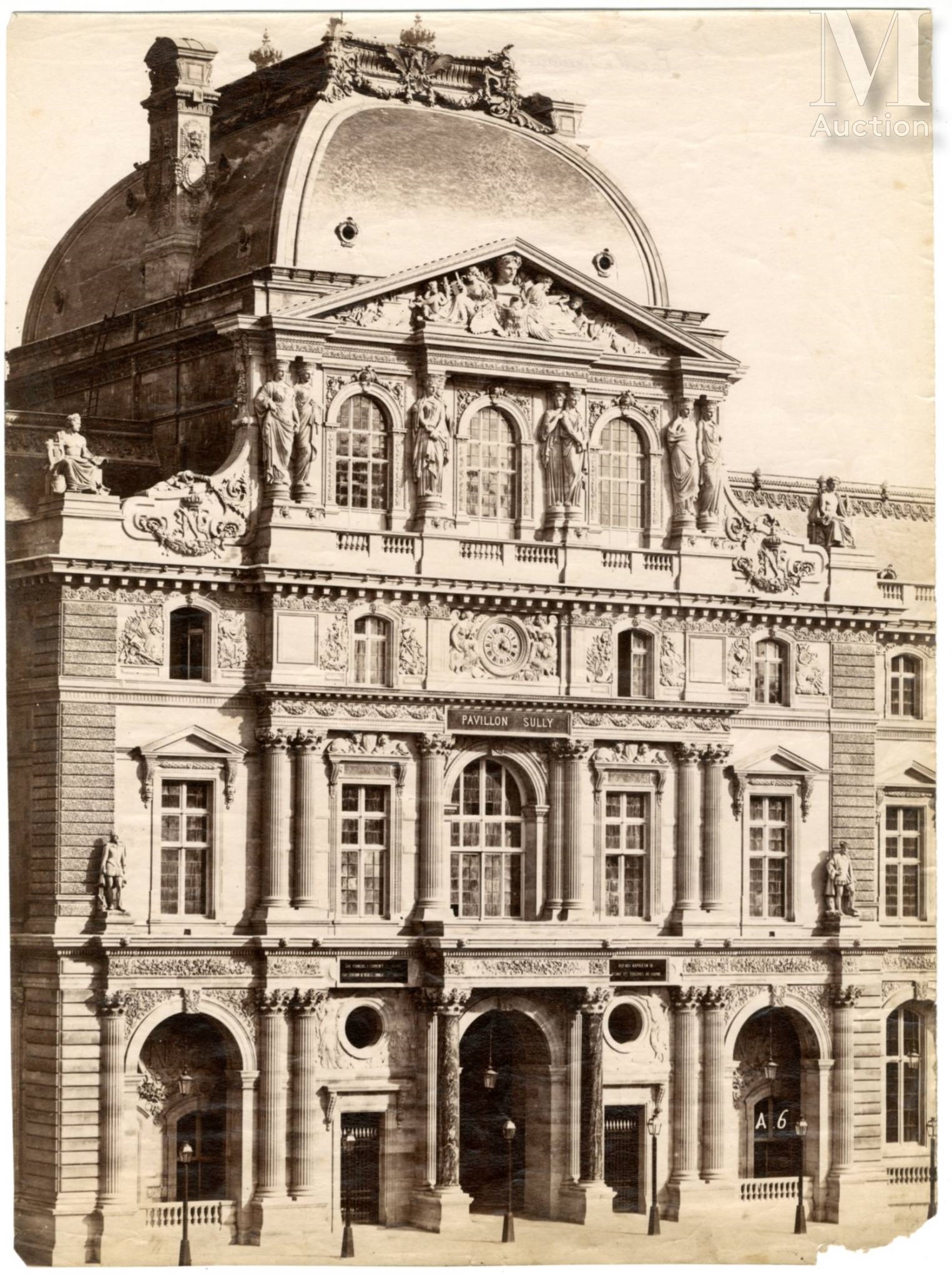 Édouard-Denis Baldus | Pavillon Sully du Louvre (1861 - 1870) | MutualArt