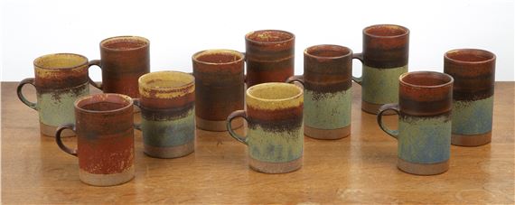 Robin Welch | Collection of studio pottery mugs | MutualArt