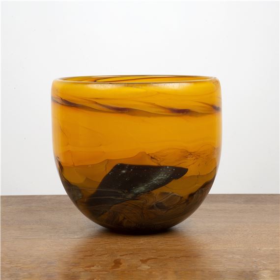 Anthony Stern | Large studio glass bowl | MutualArt