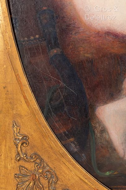 Gabriel-Joseph-Marie-Augustin Ferrier | Sapho weeping before the sea ...