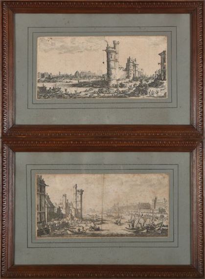 Jacques Callot | The two great views of Paris (View of the Louvre and ...