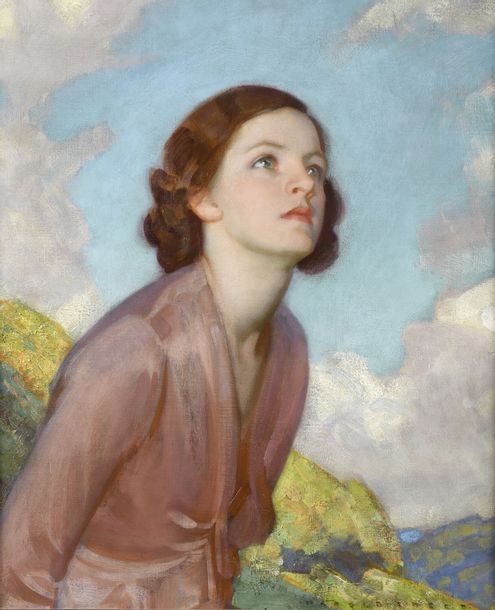 Harold Speed | Portrait de jeune femme | MutualArt