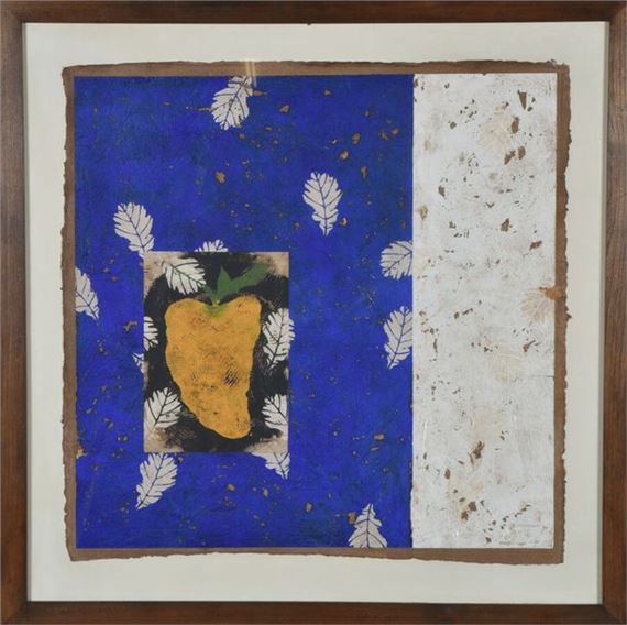 Pierre-Marie‏ Brisson | Fruit on blue background. | MutualArt