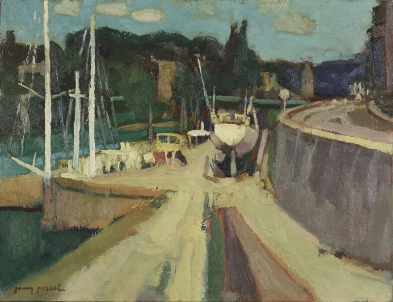 Jean Perret | Landscape at the Barbe Island (1985) | MutualArt