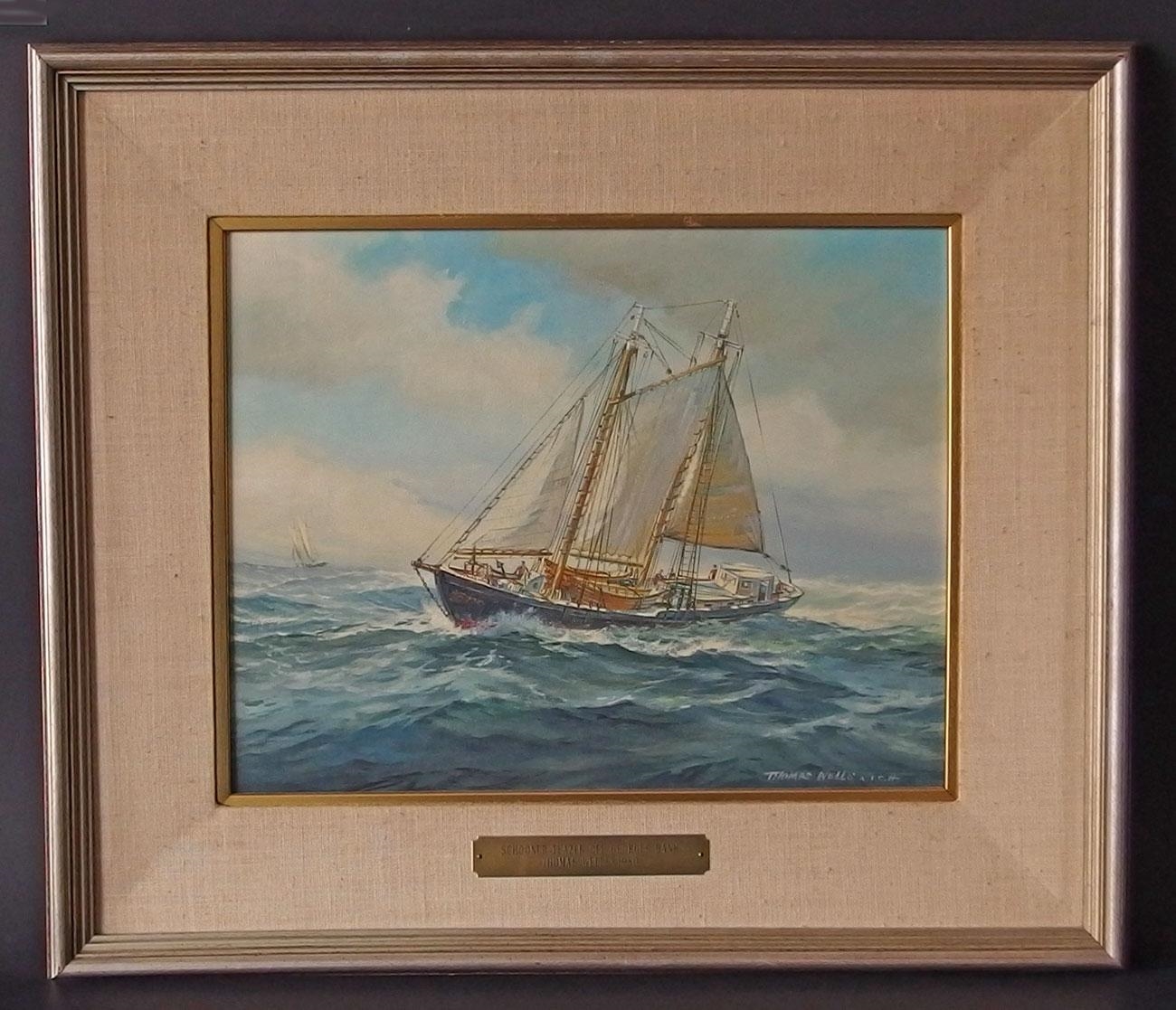 Thomas W. Wells | Schooner Teazer Off Georges Bank | MutualArt
