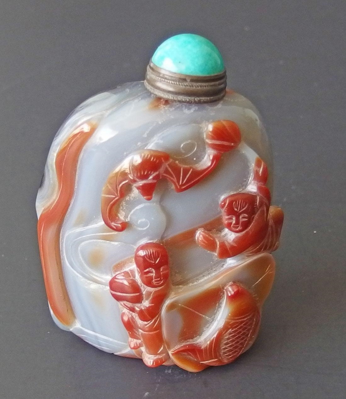 Chinese School | CHINESE STONE CARVINGS COLLECTION (4 PCS) | MutualArt