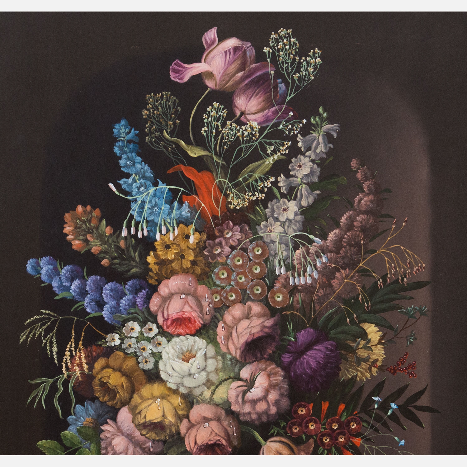 Josef Steiner | Flowers still life with insects | MutualArt