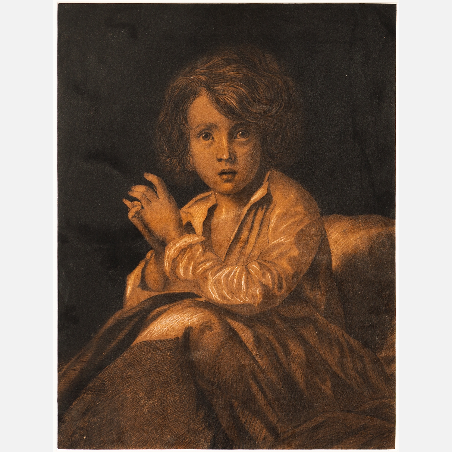 Alphonse Mucha | Portrait of a young boy | MutualArt