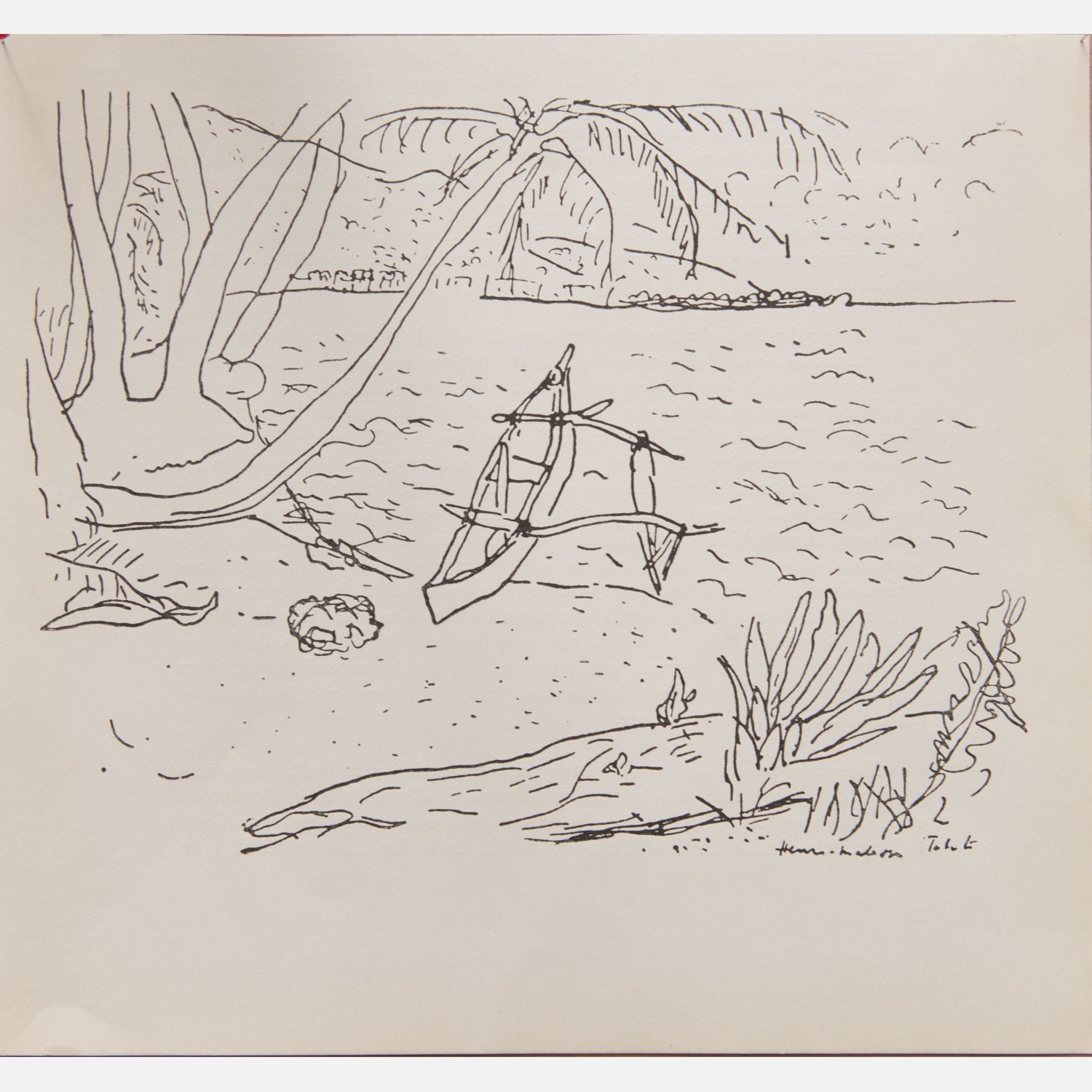 Henri Matisse | Tahiti lithography on paper (1950 - 1960) | MutualArt