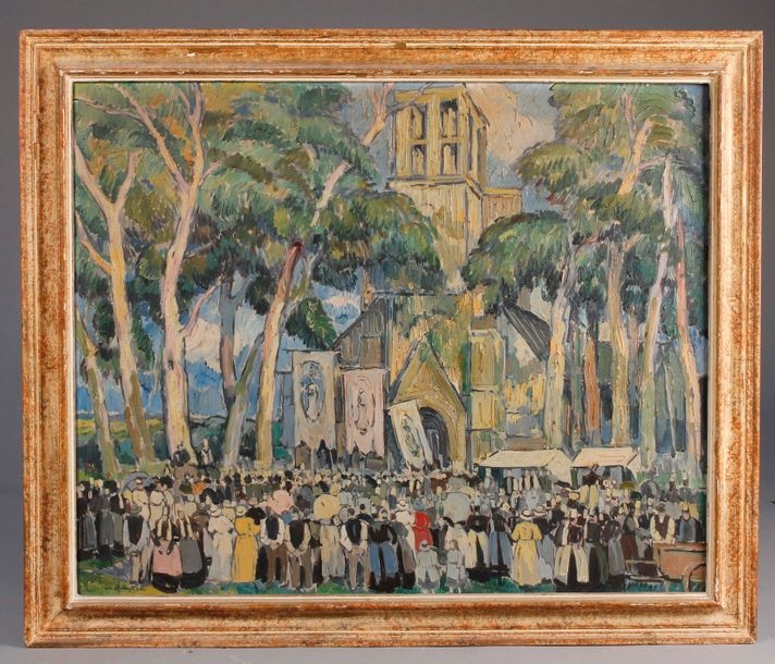 Pierre de Belay | Pardon at the church Saint-Jacques de Lambour in Pont ...