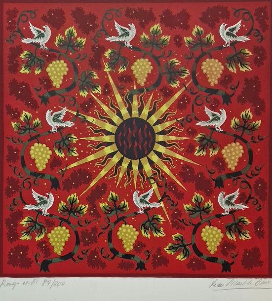 Jean Picard Ledoux | Red and gold | MutualArt
