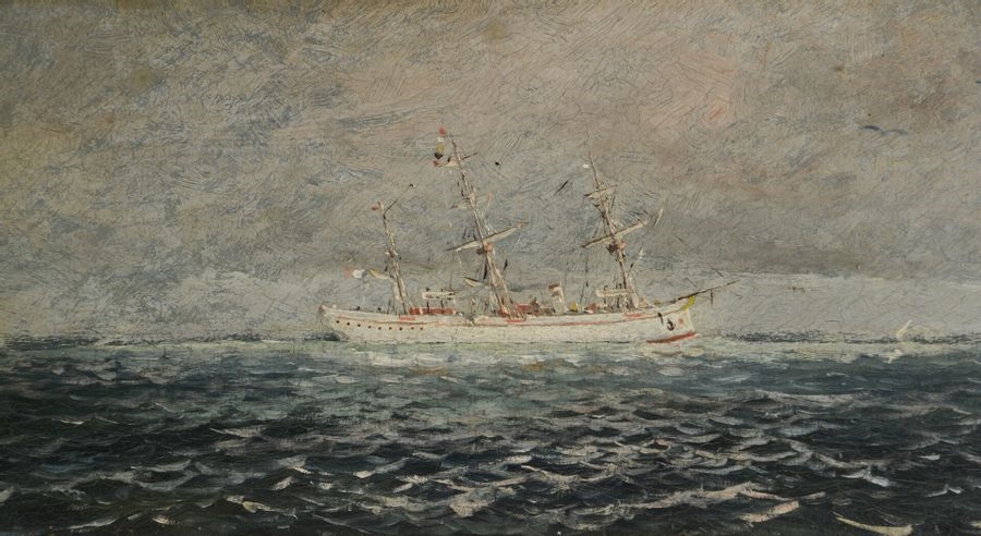 Georges Ricard-Cordingley | A three-master at sea | MutualArt