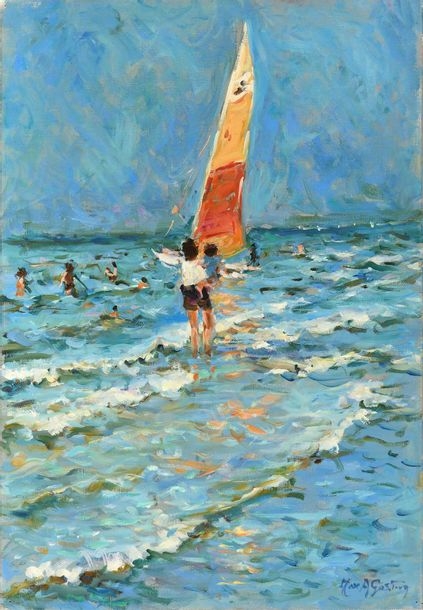 Max Agostini | The Yellow Sail (1989) | MutualArt