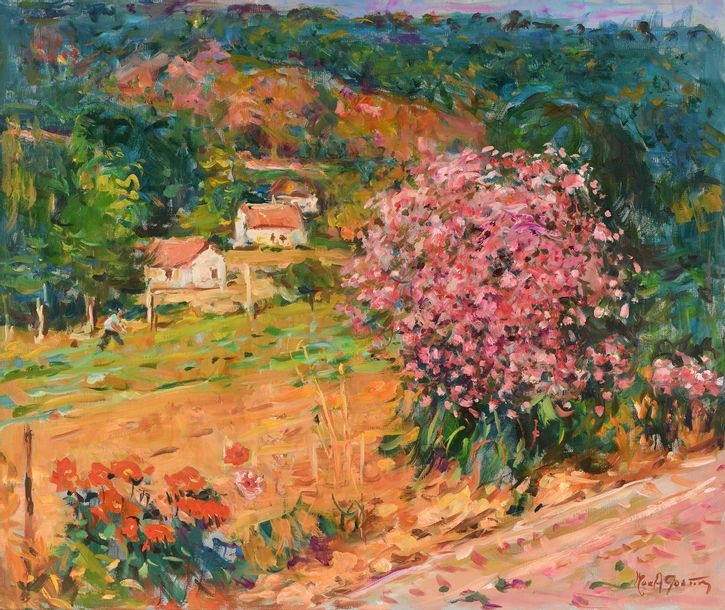 Max Agostini | Peasants in the fields, Creuse | MutualArt