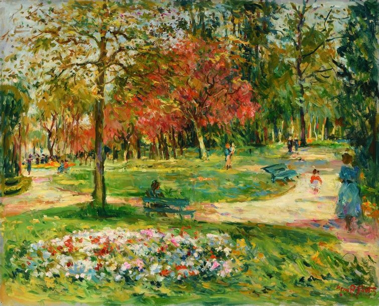 Max Agostini | The walk in the park | MutualArt