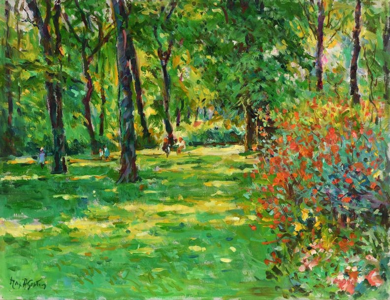 Max Agostini | The garden of the Pré Catelan | MutualArt